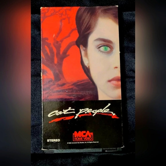Media Cat People Vhs Video Tape Nastassja Kinski Malcolm Mcdowell Poshmark
